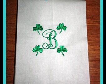 Embroidered shamrock | Etsy