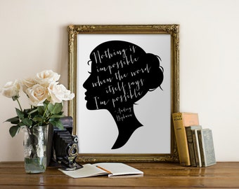 Inspirational Poster Nothing is impossible the word