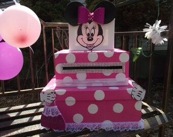 Minnie mouse card | Etsy