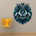Blue Lion Wall Sticker Decal by Andreas Preis