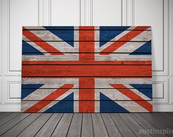 Union jack wall art | Etsy
