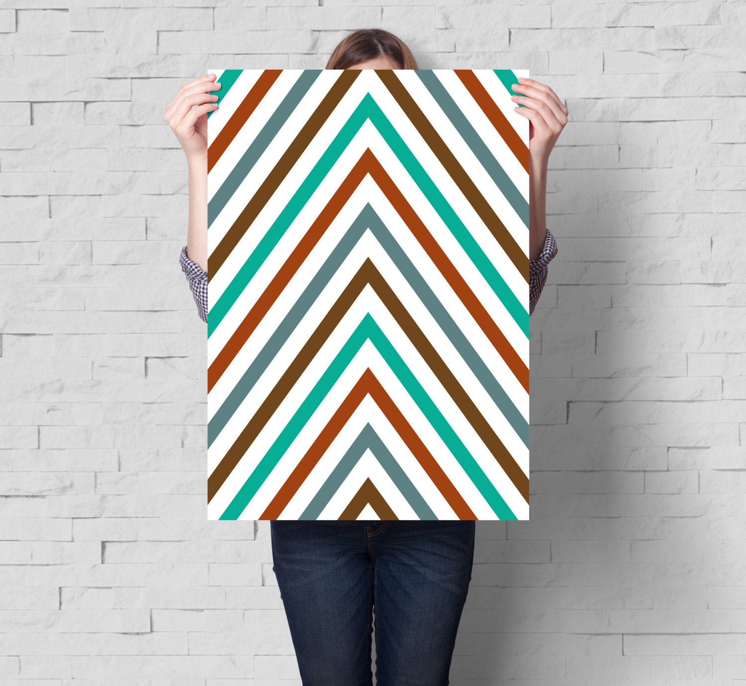 Geometric print Abstract print Geometric art by PrintsDigital