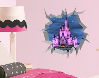 Castle wall decals | Etsy