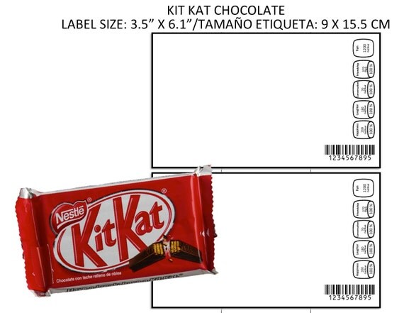 Kit kat Template by CaleCliparts on Etsy