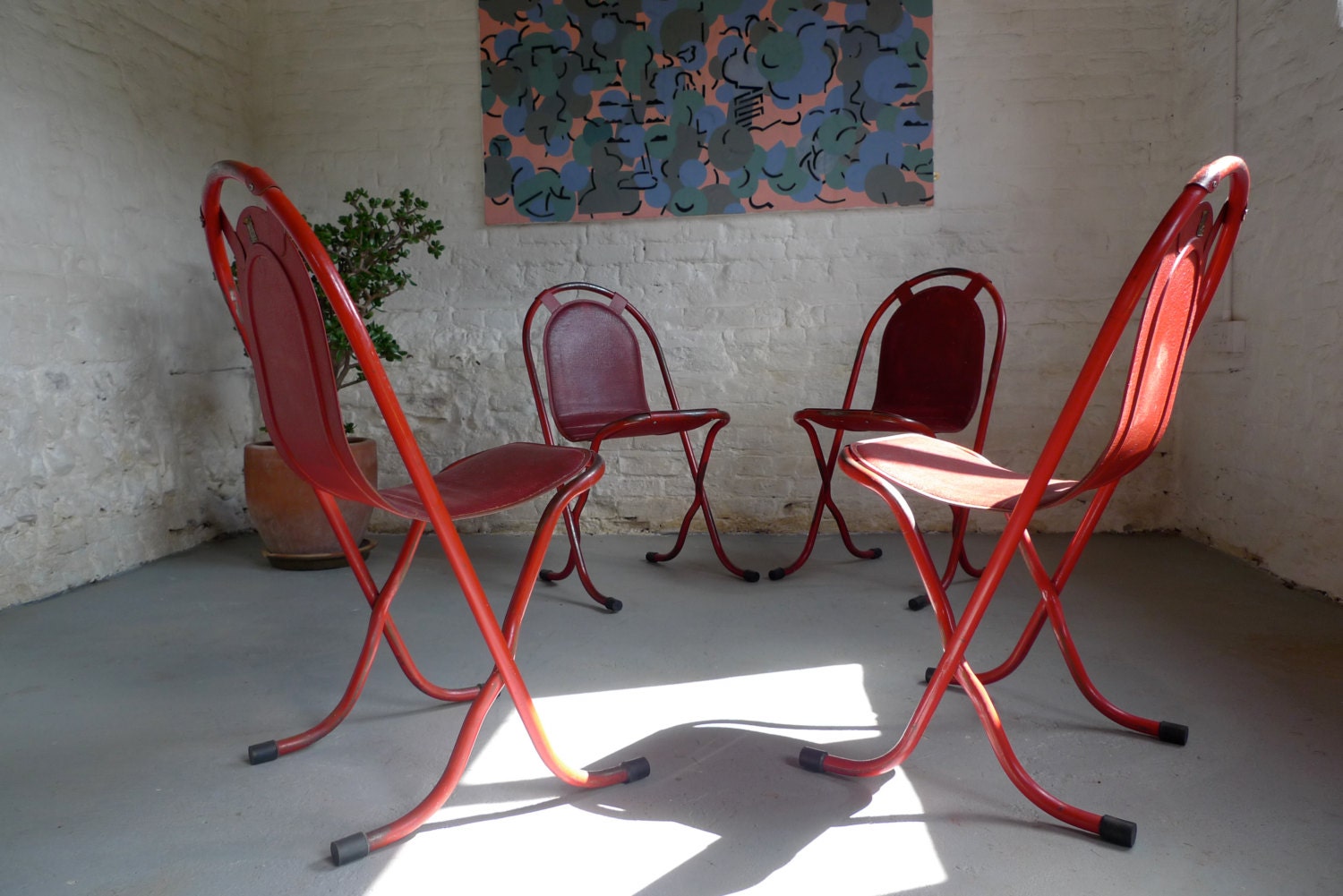 Industrial Chic Harry Sebel Stak-a-Bye Chairs – Haute Juice