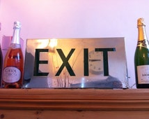 Popular items for exit sign on Etsy