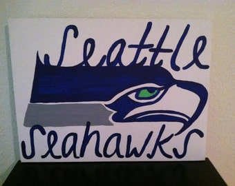 Popular items for seahawks canvas on Etsy