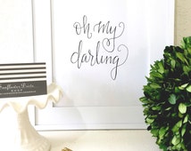 Popular items for oh my darling on Etsy