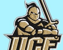University of Central Florida UCF 2 Pack logos machine embroidery design