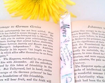 Decoupage bookmark | Etsy