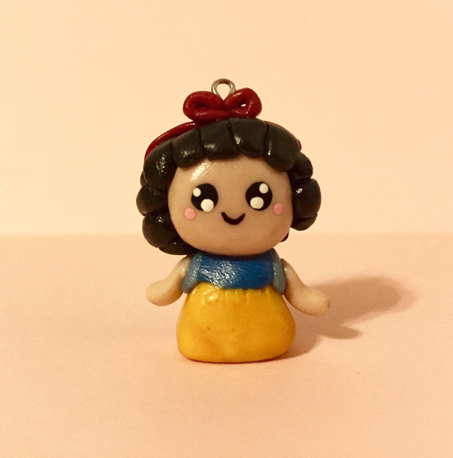 1 Snow White polymer clay charm by KianasCoolCreations on Etsy
