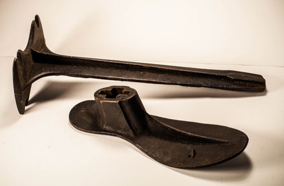 Antique 1900s Cast Iron Shoe Last Cobblers Anvil Eclipse Co.