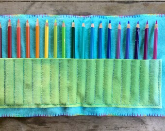 Popular items for pencil roll on Etsy