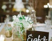 Popular items for custom table numbers on Etsy