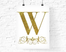 Popular items for letter w monogram on Etsy
