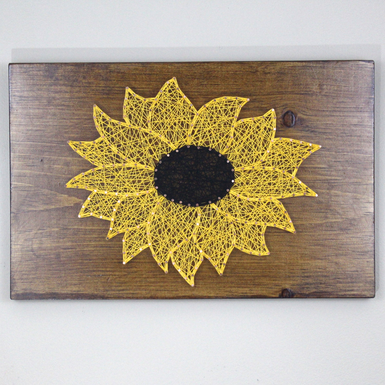 Sunflower String Art Handmade