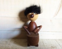 1960s Danish Teak GONK, Kitsch Quirky Gonk Figure Collectable