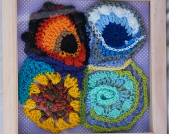 Items similar to Crochet Wall Art on Etsy
