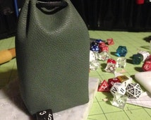 Popular items for leather dice bag on Etsy