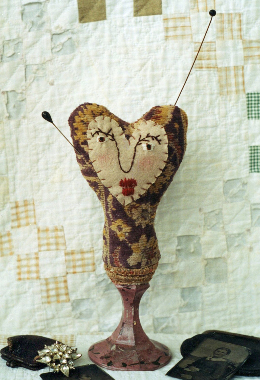 Primitive Heart Pincushion Pattern Epattern Download