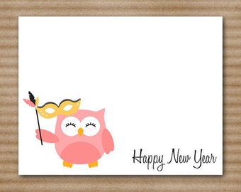 Popular items for owl new year on Etsy
