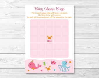 Under the sea bingo | Etsy