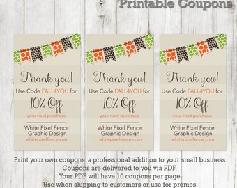 Coupon template | Etsy