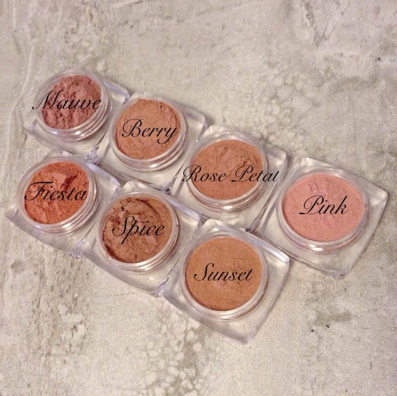 Mineral Makeup Blush Samples Natural by EarthMineralCosmetic