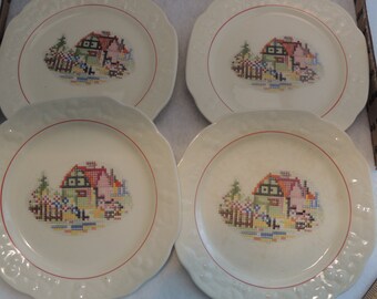 Old fashioned plate | Etsy