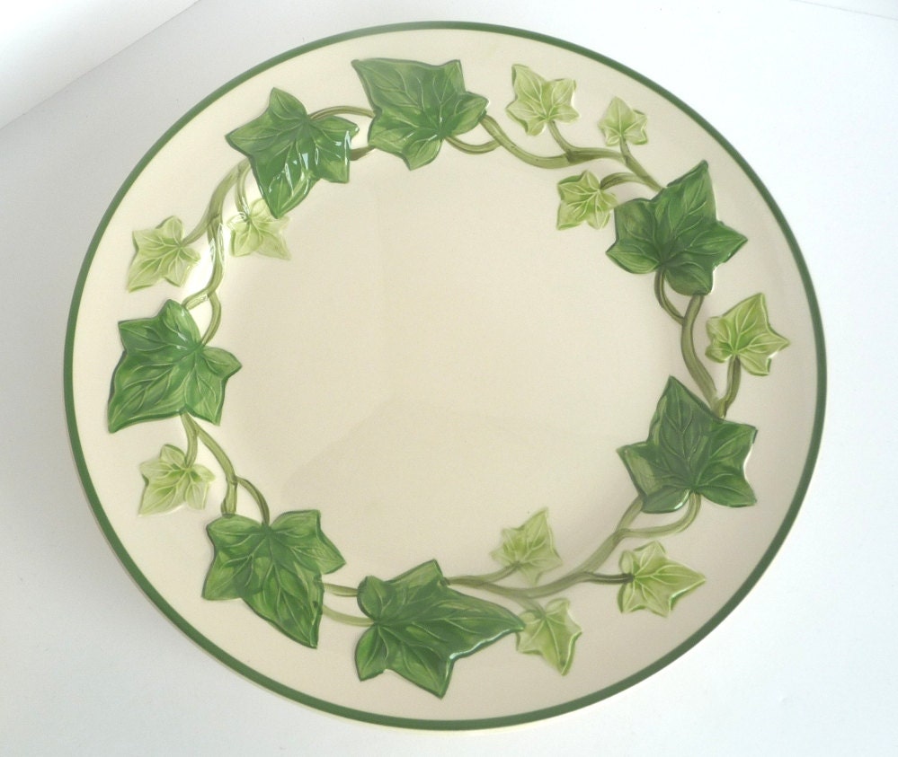 Franciscan Ivy Vintage China Set of 4 Dinner Plates by mossweed
