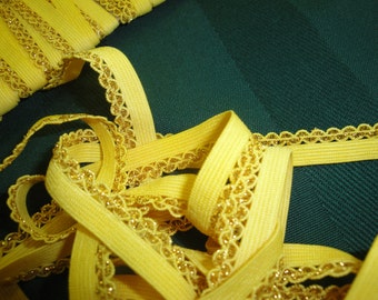 Gold edge ribbon | Etsy