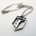 Ingress Resistance Key symbol Necklace Stainless Steel