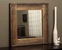 Popular items for wood framed mirror on Etsy