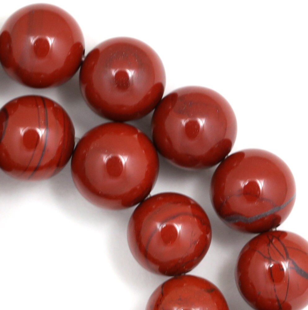 Red Jasper Beads 14mm Round