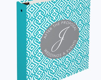 Monogrammed binder | Etsy