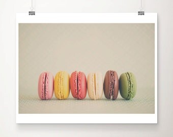 Macaron print | Etsy