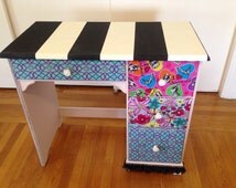 Popular items for hand painted desk on Etsy