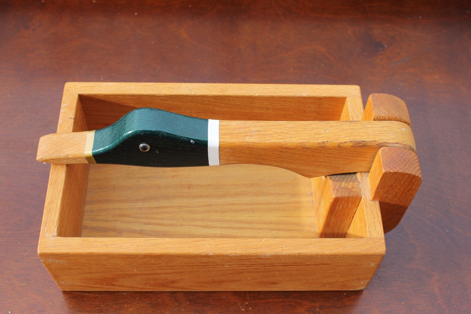 Vintage Nutcracker Handmade Wooden Nutcracker Box Vintage Pine Box Gift ...