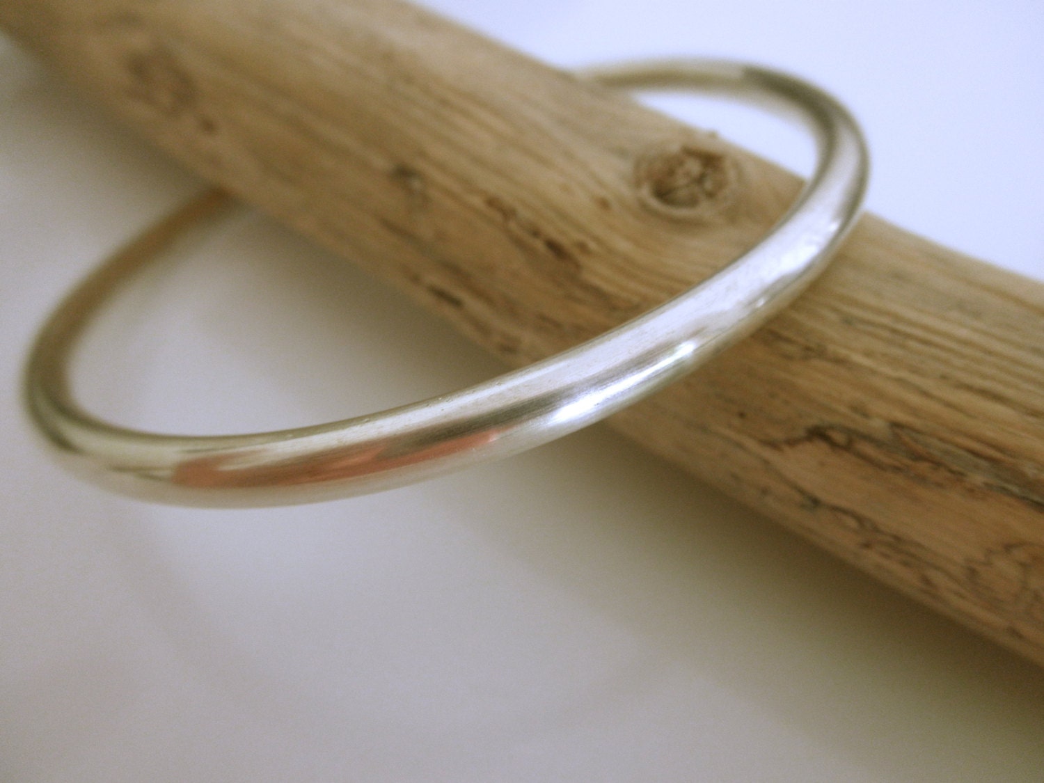 HEAVY sterling silver bangle bracelet 925 solid sterling