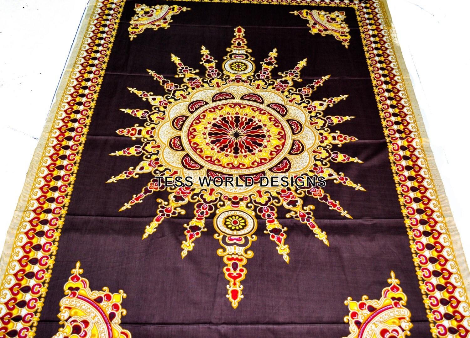 Brown Super Java fabric African Fabric Shop Wholesale