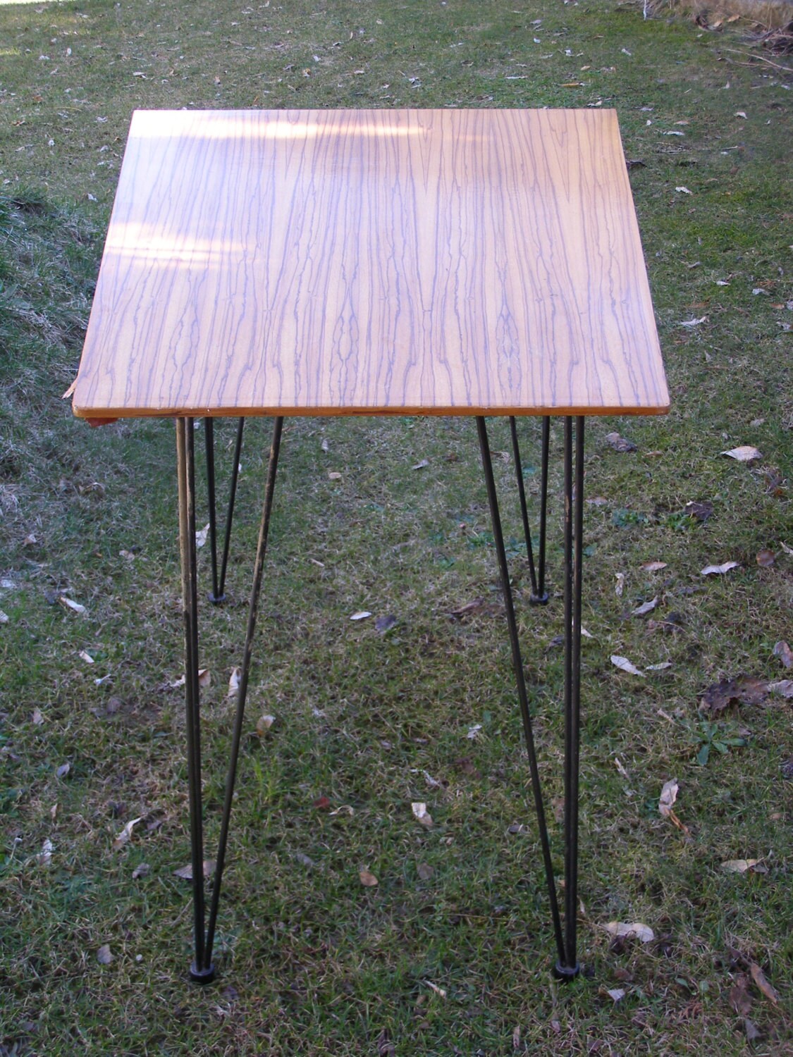 String Table Zebrano Mid century 60er danish Trapez – Haute Juice