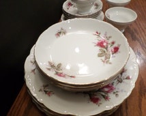 Popular items for moss rose china on Etsy