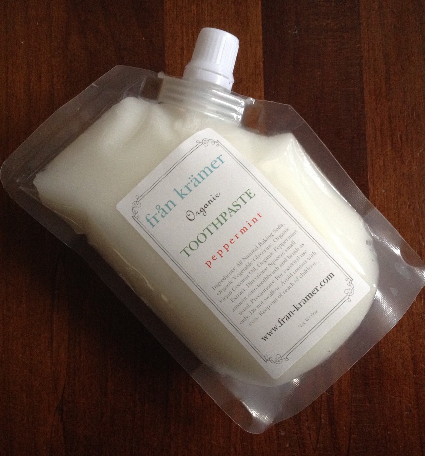 Organic Toothpaste / Baking Soda Toothpaste by FranKramerOrganics