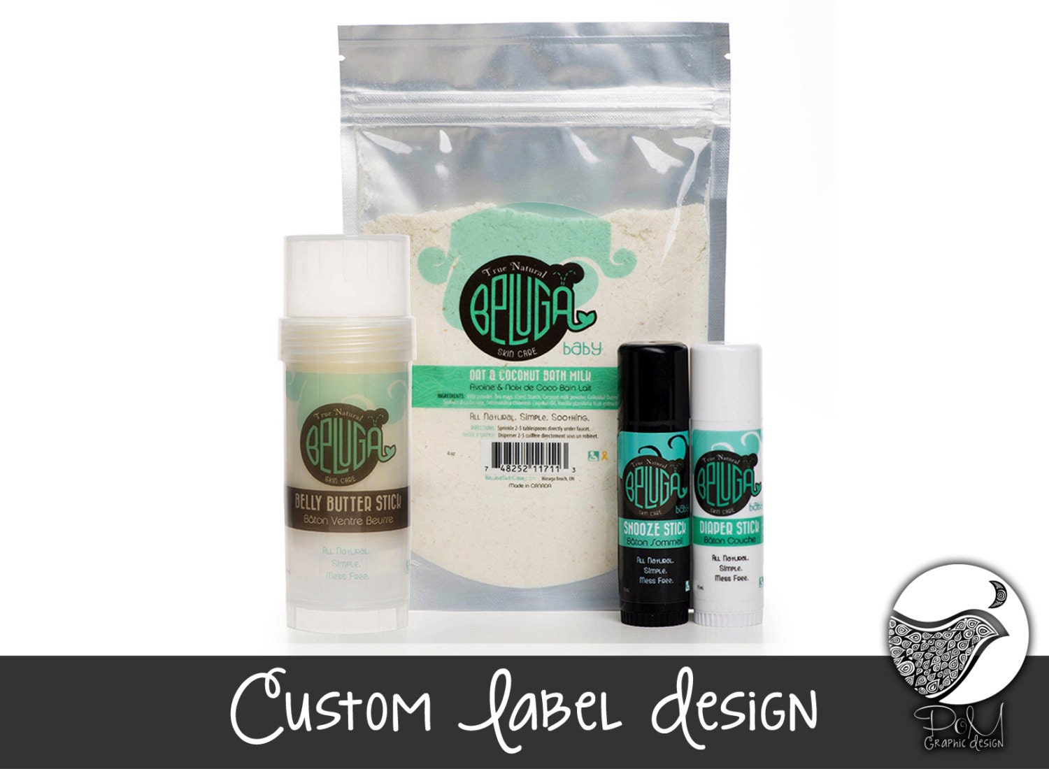 Custom Professional Product Label Design