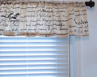 Handmade valance | Etsy