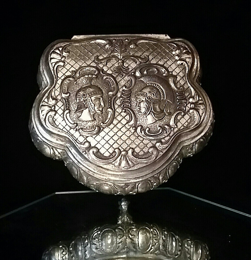 Unique Roman Soldier Antique Gothic Art Nouveau Tarnish Resistant Cast ...