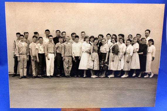 1950s High School Class Photograph