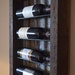 Wine Rack Lighted Reclaimed barnwood & Wine Staves grill
