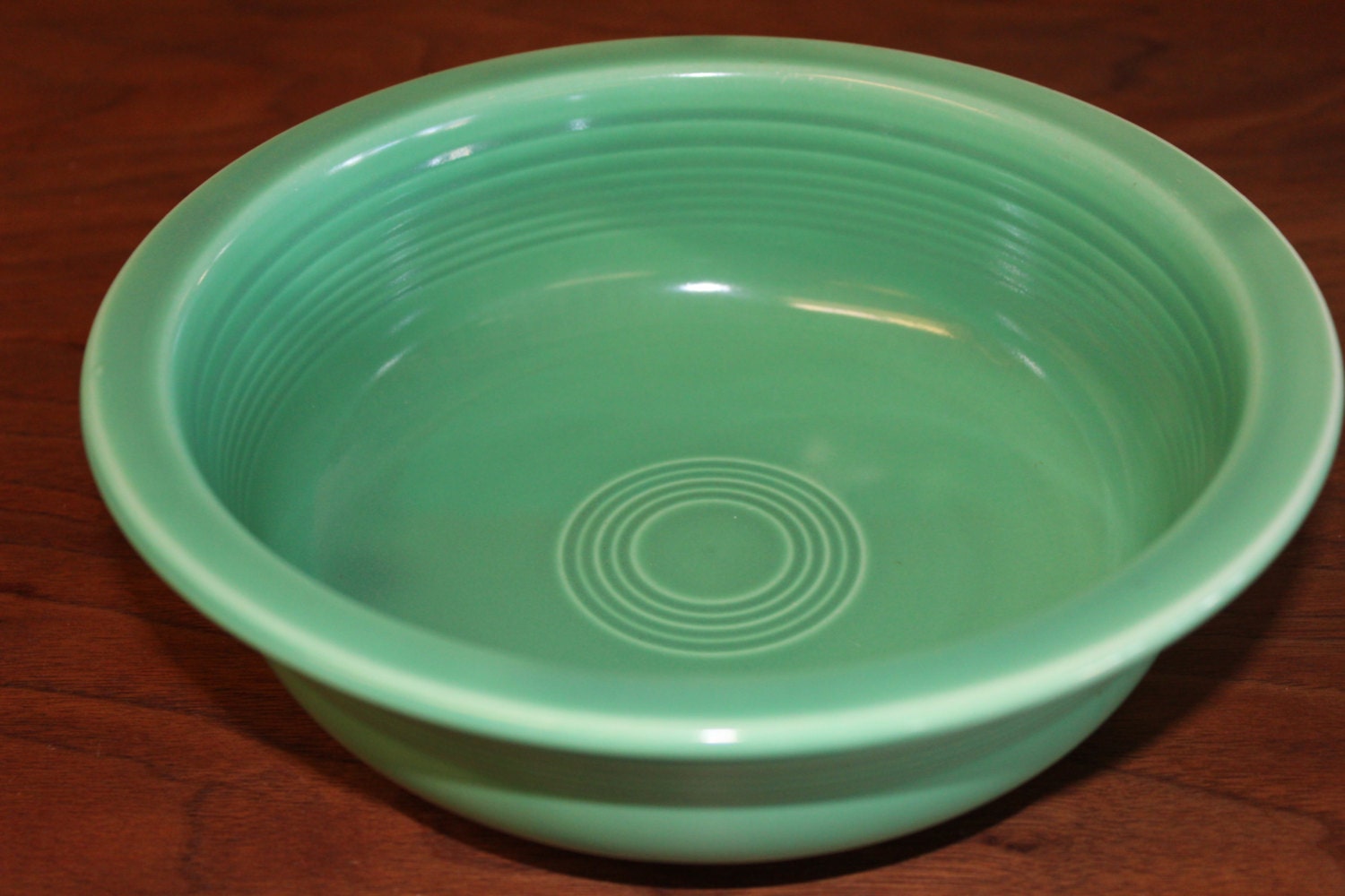 Vintage Fiesta Green Nappy Bowl, Original Medium Green Fiestaware ...