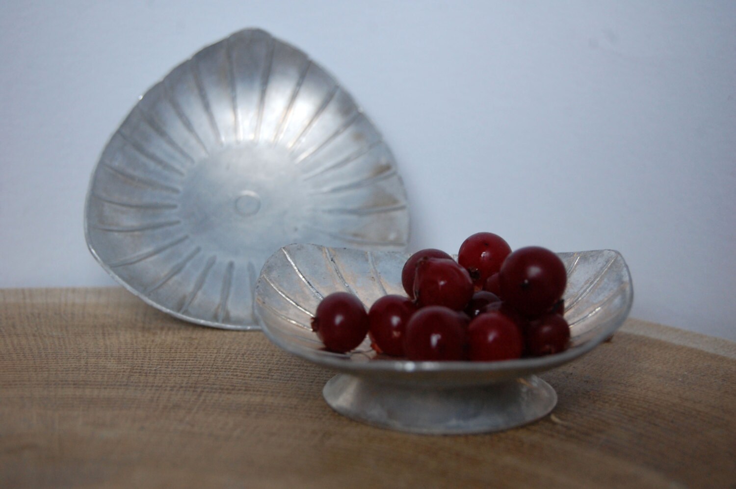 Vintage tiny triangular bowl, Stainless steel bowl, Mid century ...